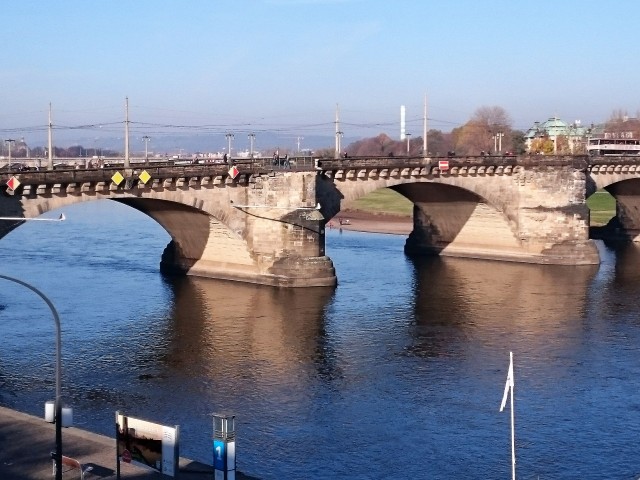 Most Augustusa w Dreznie mapa, zdjecia, Drezno